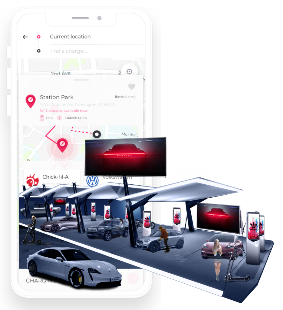 Universal EVX Media - Sustainable Advertising with EV Charging